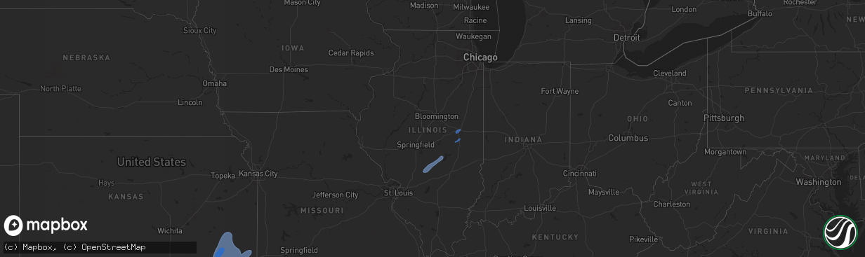 Hail Map in Illinois on January 8, 2026 - HailTrace