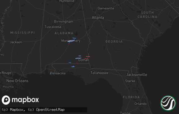 Hail Map in Florida on January 25, 2026 - HailTrace