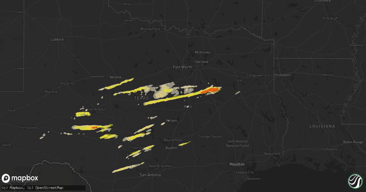 Hail Map on February 10, 2024 - HailTrace
