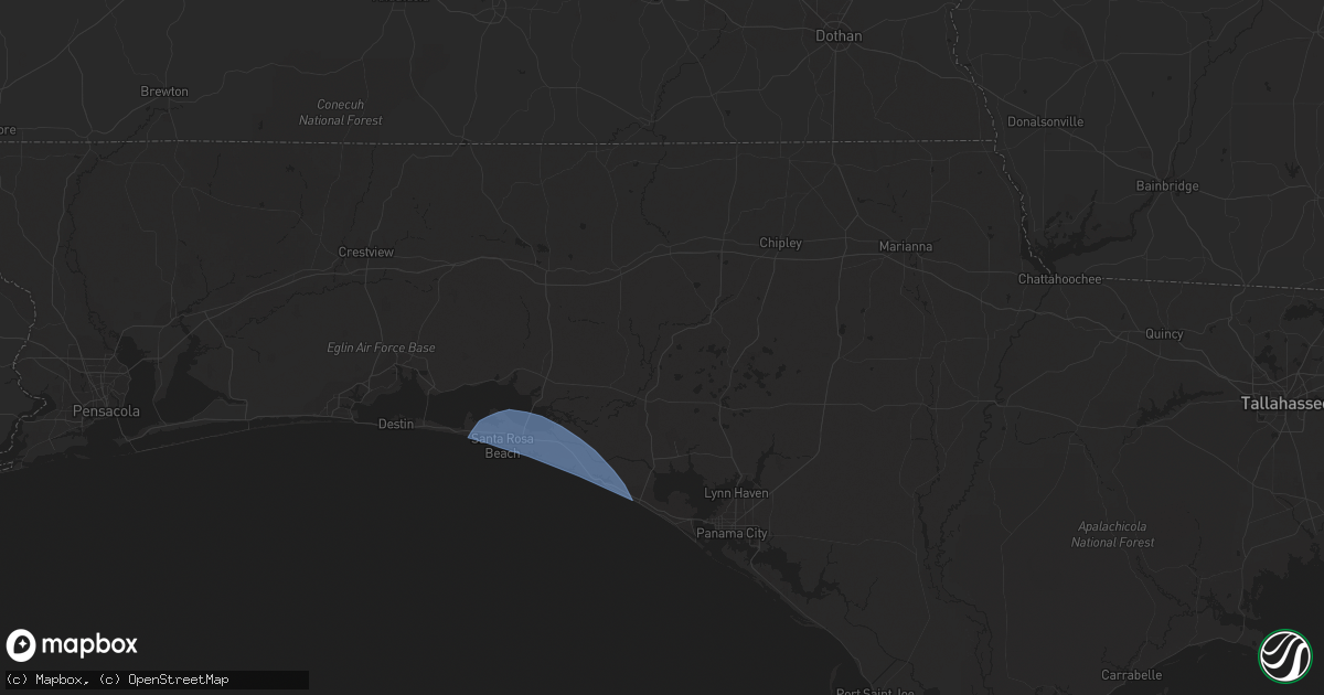 Hail Map in Vernon, FL on February 12, 2024 - HailTrace