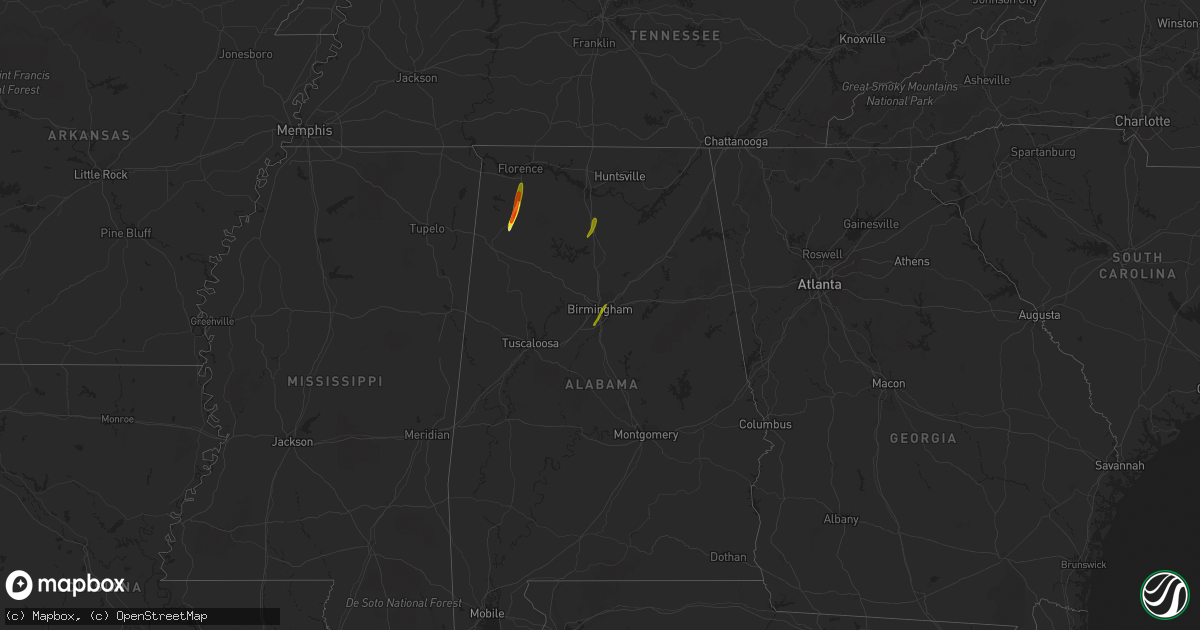 Hail Map on February 12, 2024 - HailTrace