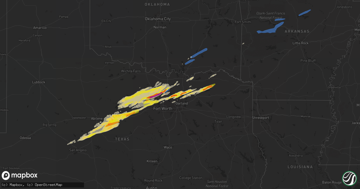 Hail Map on February 21, 2022 - HailTrace
