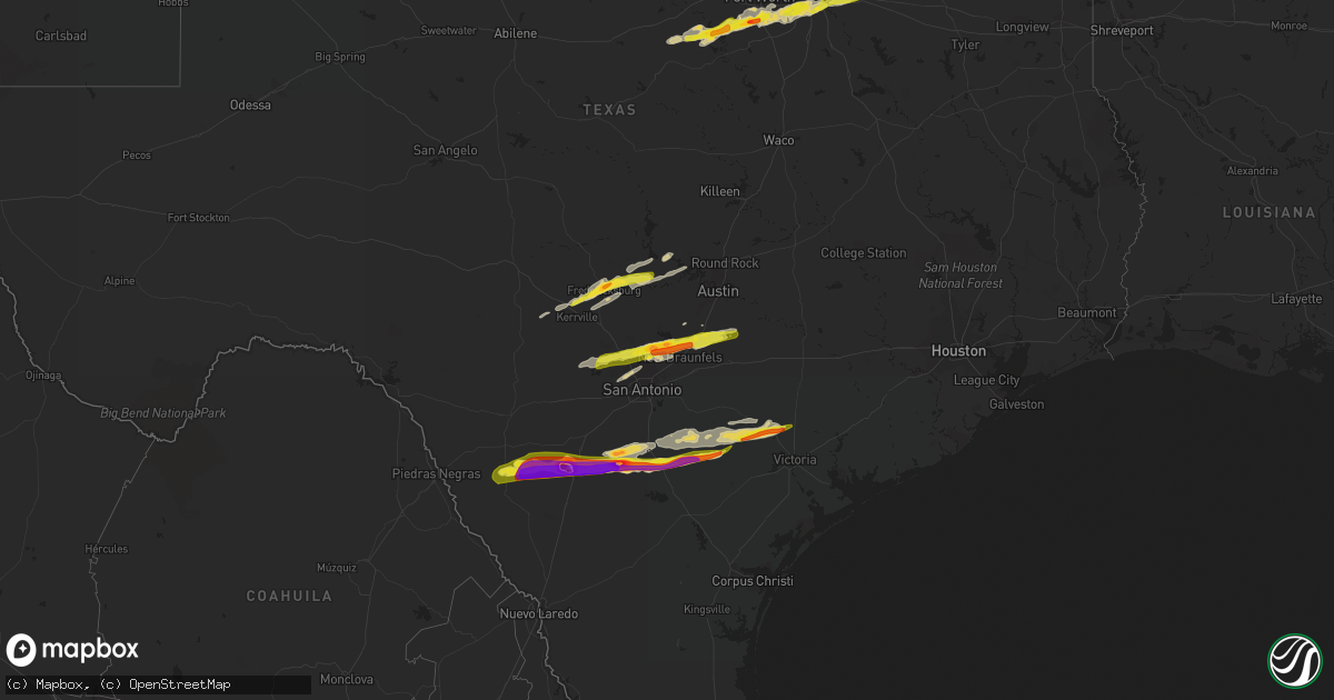 Hail Map on March 1, 2023 - HailTrace