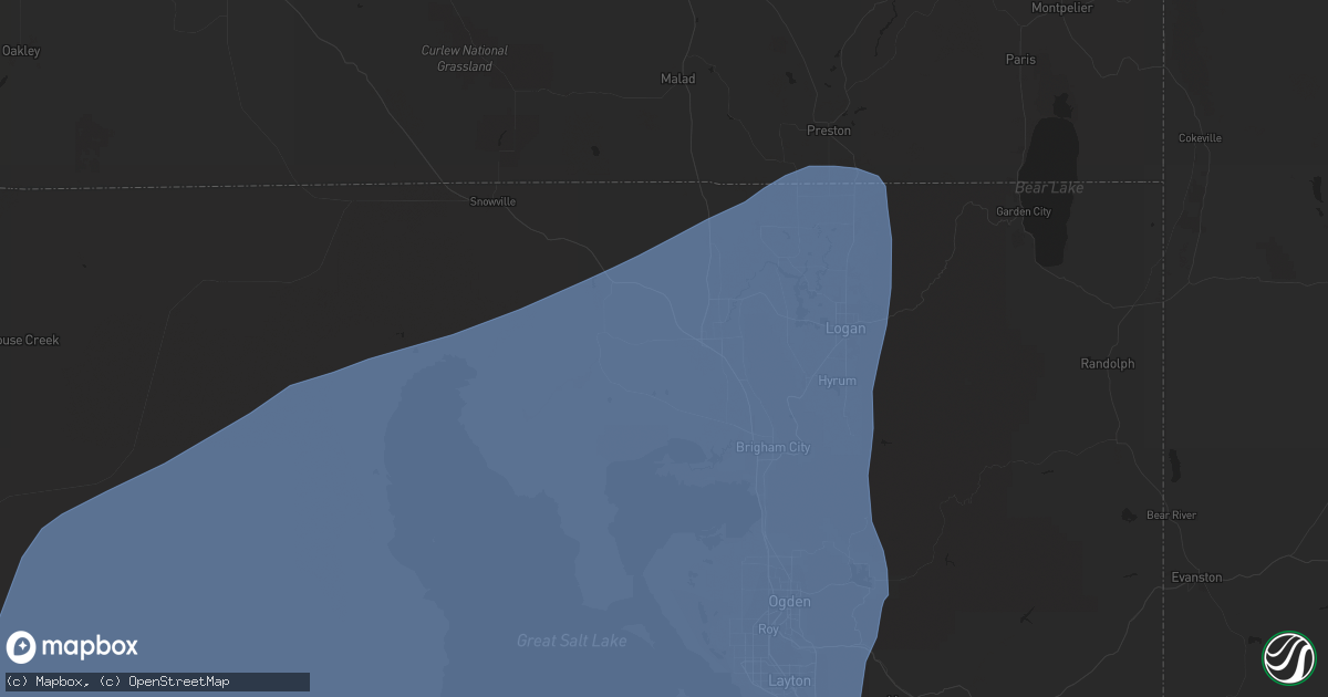 Hail Map in Tremonton, UT on March 2, 2024 - HailTrace