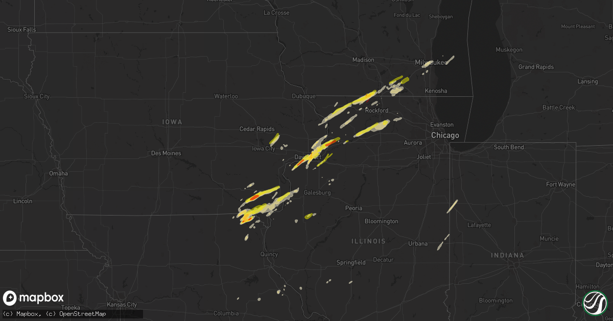 Hail Map on March 4, 2024 - HailTrace
