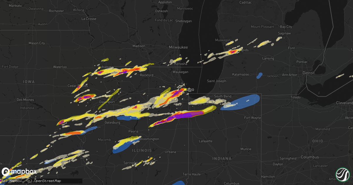 Hail Map on March 10, 2026 - HailTrace