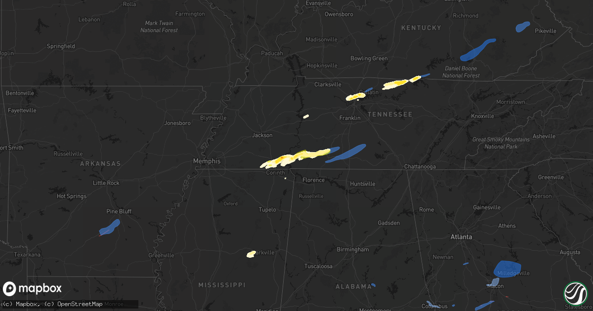 Hail Map on March 11, 2026 - HailTrace