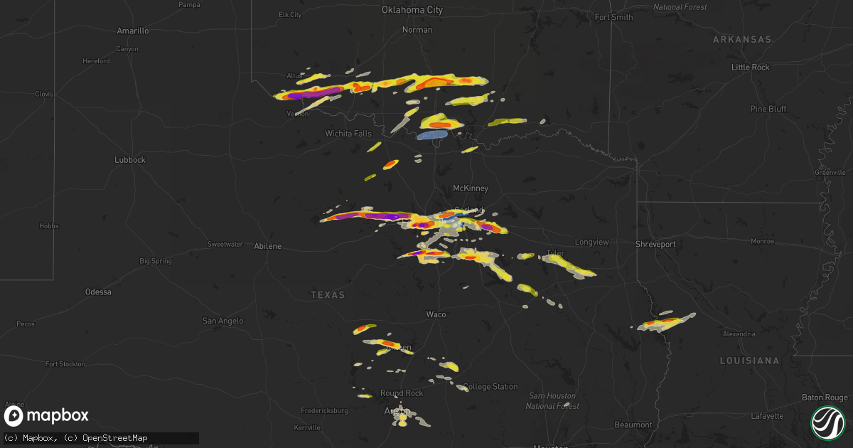 Hail Map on March 16, 2023 - HailTrace
