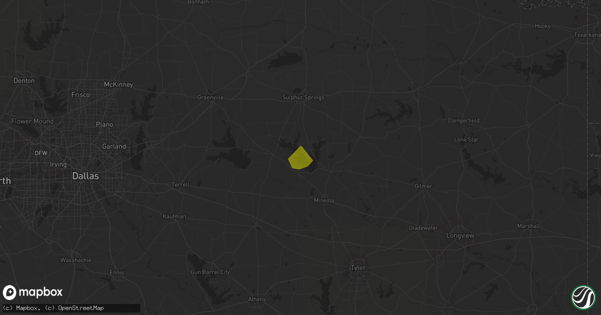 Hail Map in Emory, TX on March 24, 2023 - HailTrace