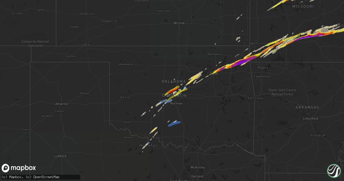 Hail Map on March 27, 2020 - HailTrace
