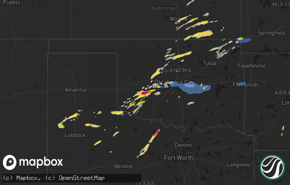 Hail Map in Gould, OK on April 3, 2026 - HailTrace
