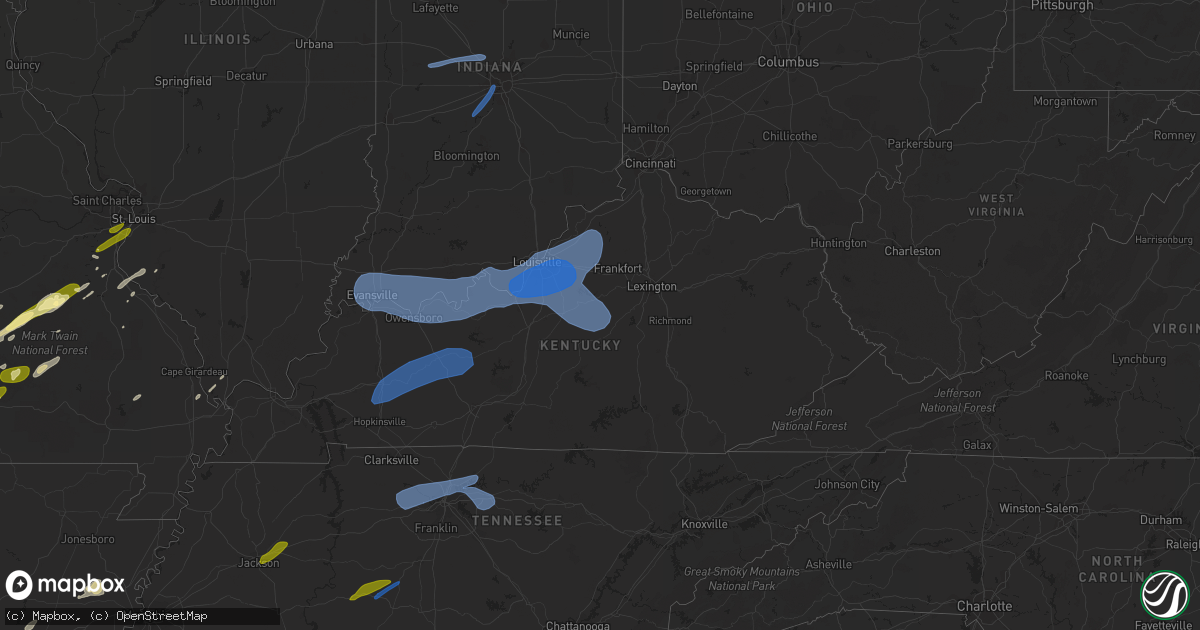Hail Map in Michigan on April 5, 2023 - HailTrace