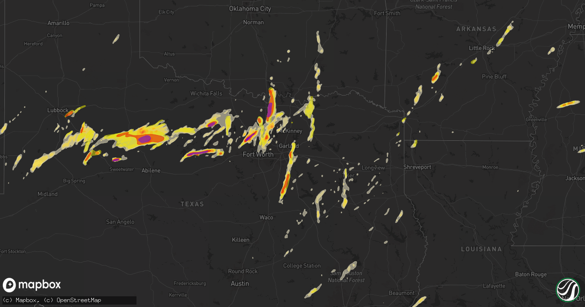 Hail Map on April 8, 2024 - HailTrace