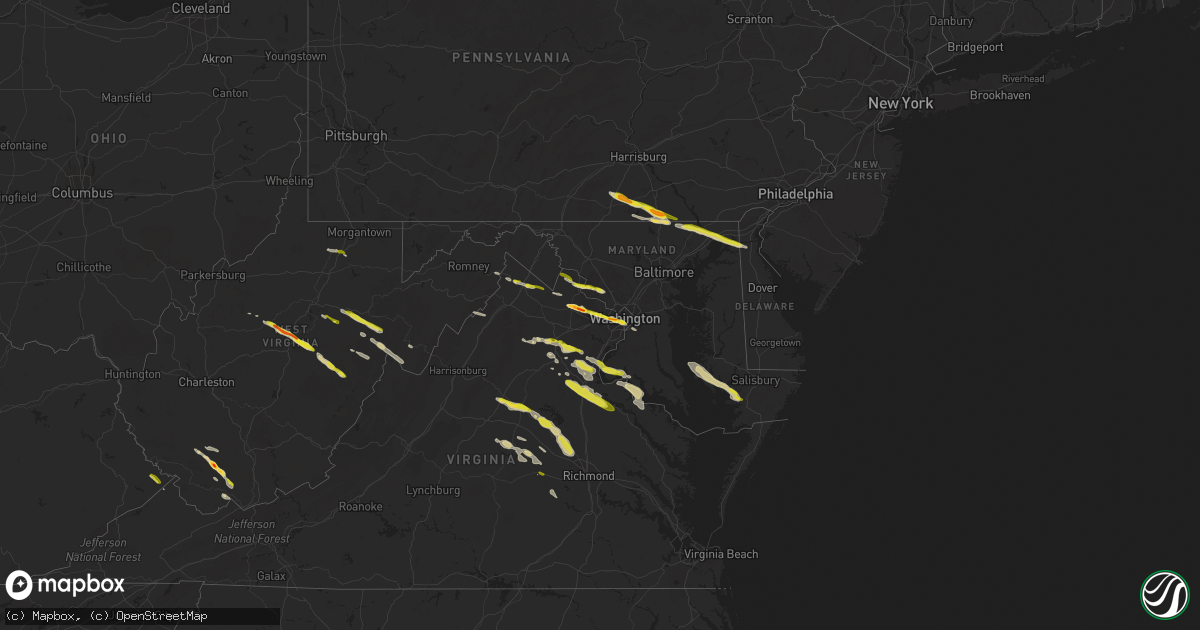 Hail Map on April 15, 2024 - HailTrace
