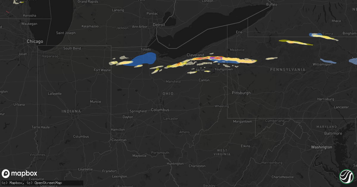 Hail Map in Ohio on April 15, 2026 - HailTrace