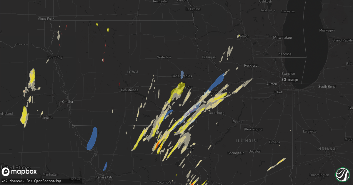 Hail Map on April 16, 2024 - HailTrace