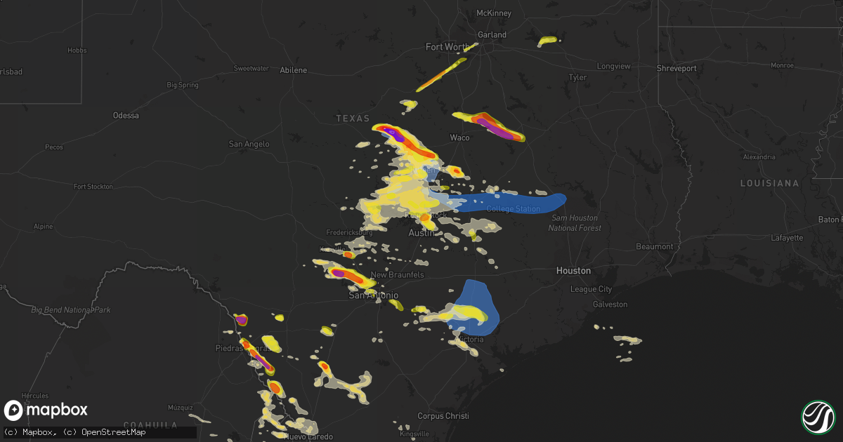 Hail Map on April 28, 2023 - HailTrace