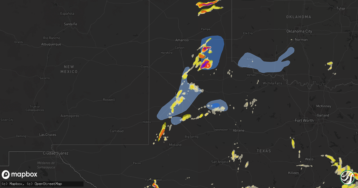 Hail Map on May 1, 2024 - HailTrace