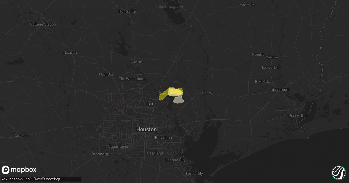 Hail Map in Huffman, TX on May 2, 2025 - HailTrace