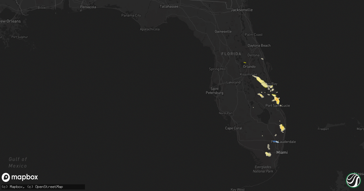 Hail Map in Florida on May 5, 2025 - HailTrace