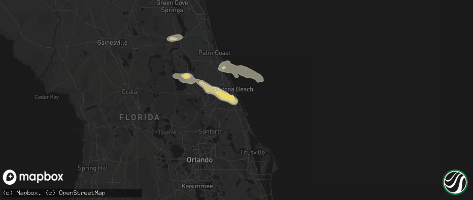 Hail Map in Port Orange, FL on May 8, 2026 - HailTrace