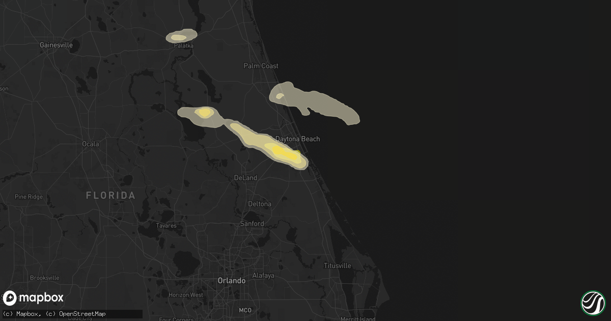 Hail Map in Port Orange, FL on May 8, 2026 - HailTrace