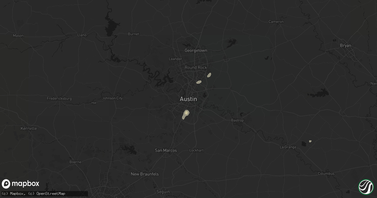 Hail Map in Austin, TX on May 9, 2026 - HailTrace