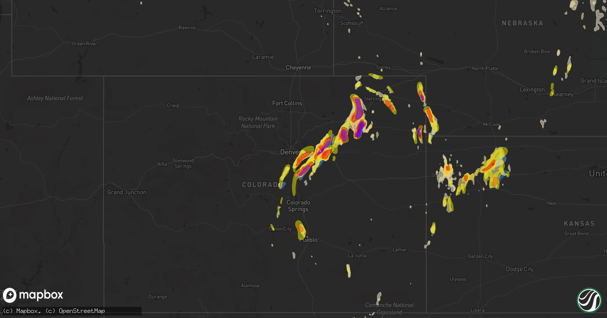 Hail Map on May 10, 2023 - HailTrace
