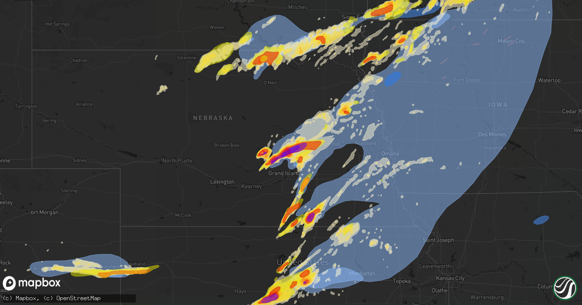 Hail Map on May 17, 2026 - HailTrace