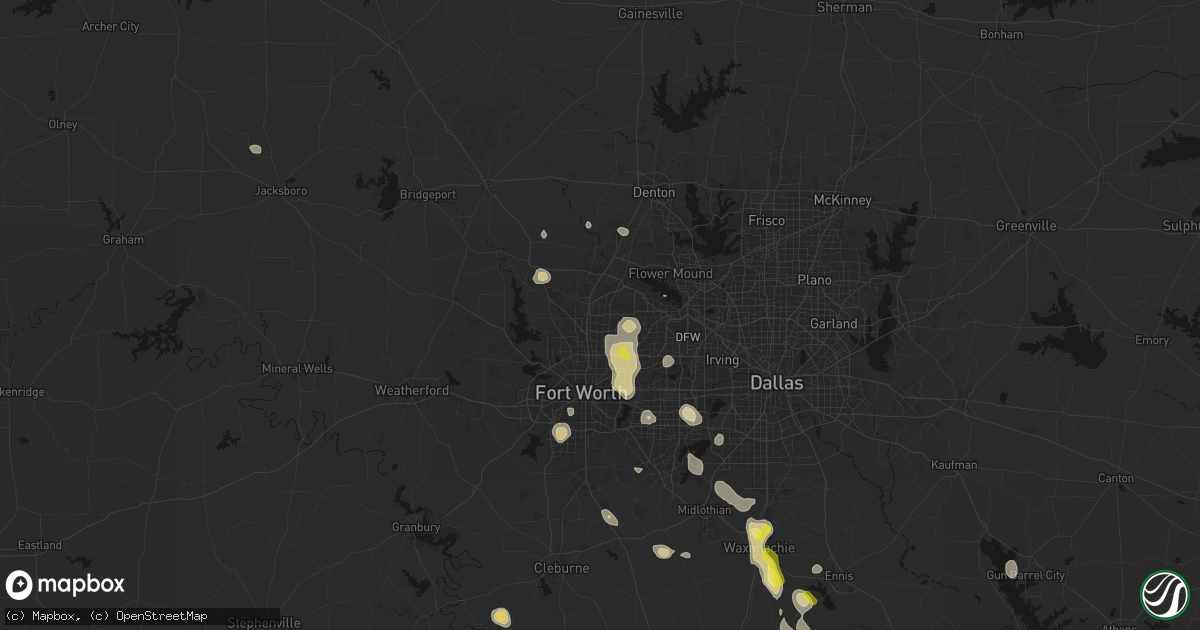 Hail Map in Keller, TX on May 25, 2026 - HailTrace