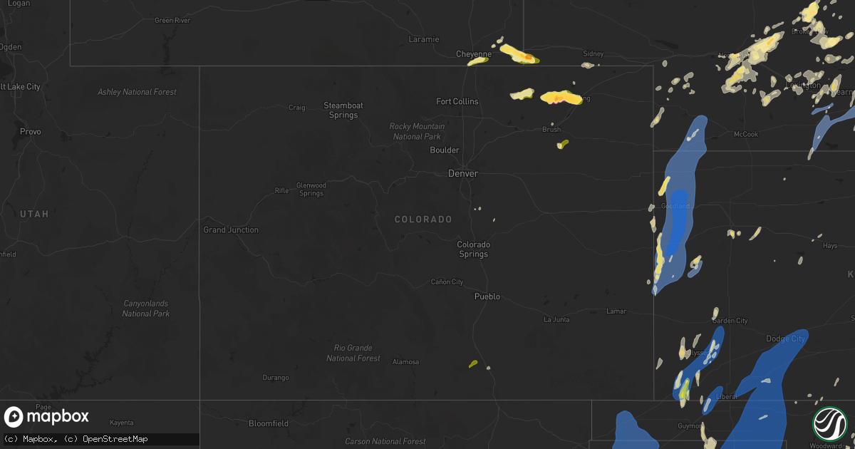 Hail Map in Colorado on June 2, 2025 - HailTrace