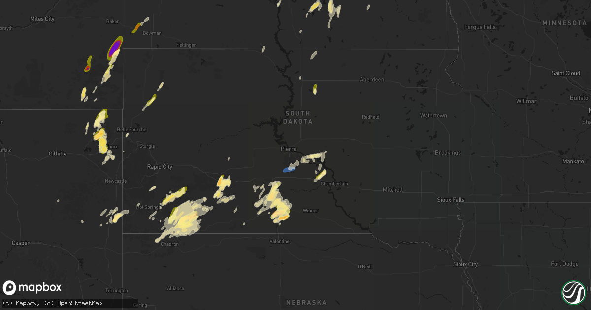 Hail Map in South Dakota on June 2, 2026 - HailTrace