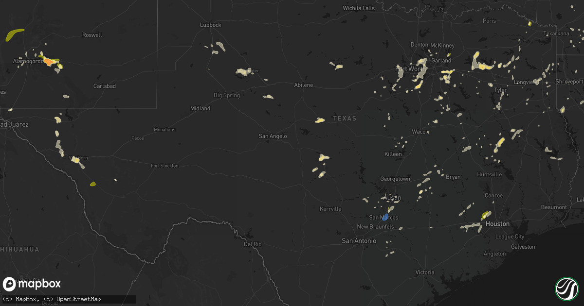 Hail Map in Texas on June 2, 2026 - HailTrace
