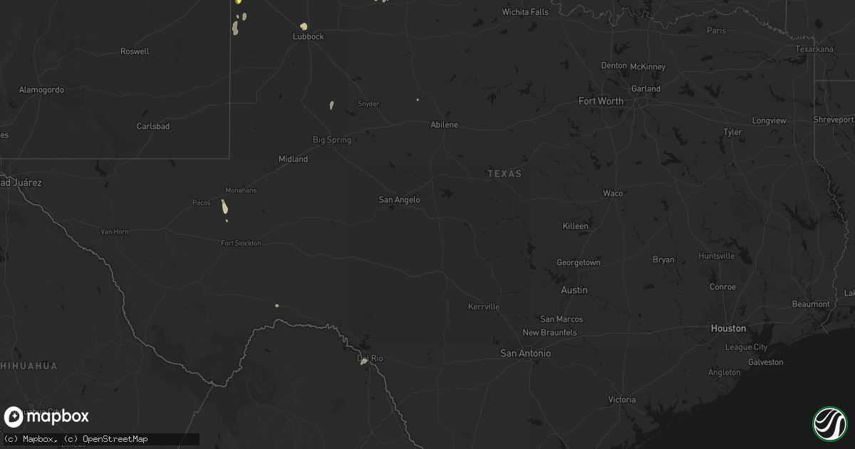 Hail Map in Texas on June 5, 2026 - HailTrace