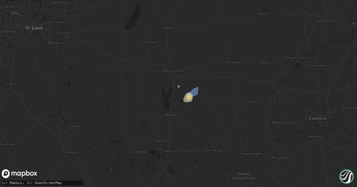 Hail Map in Ina, IL on June 6, 2025 - HailTrace