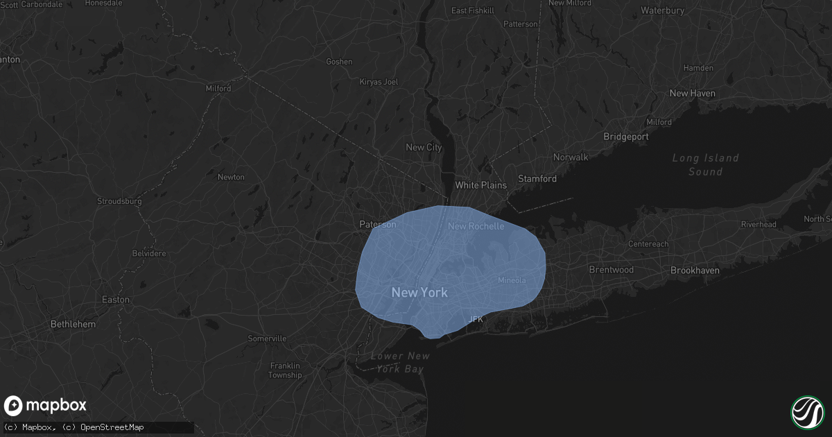Hail Map in New Milford, NJ on June 6, 2026 - HailTrace