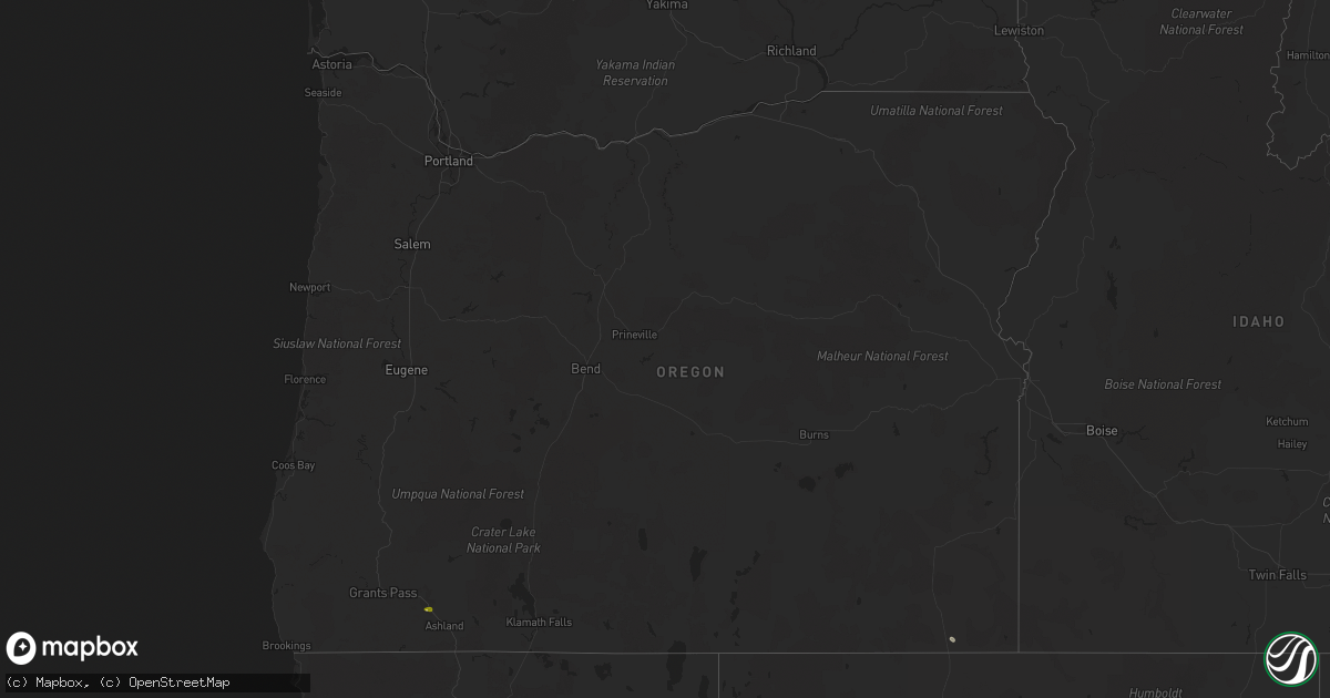 Hail Map in Oregon on June 7, 2023 - HailTrace