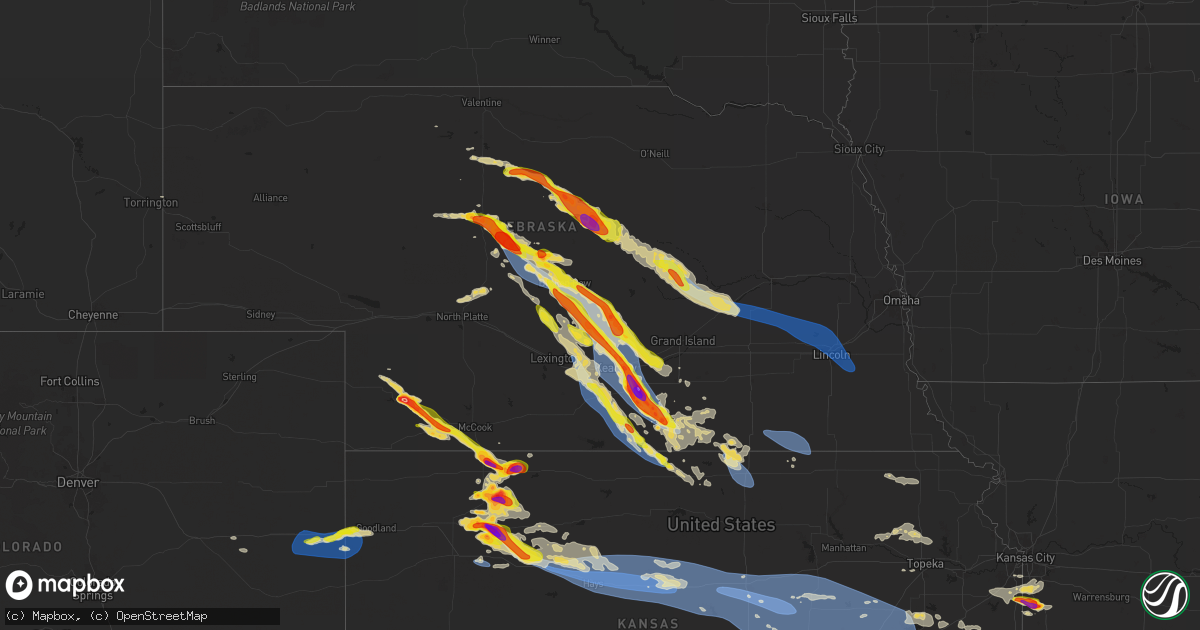 Hail Map on June 7, 2024 - HailTrace