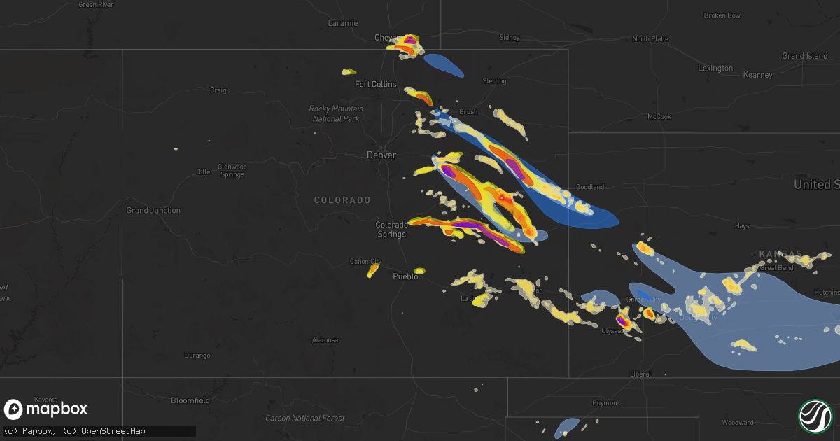Hail Map on June 8, 2024 - HailTrace