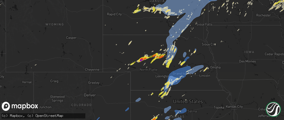 Hail Map on June 9, 2026 - HailTrace