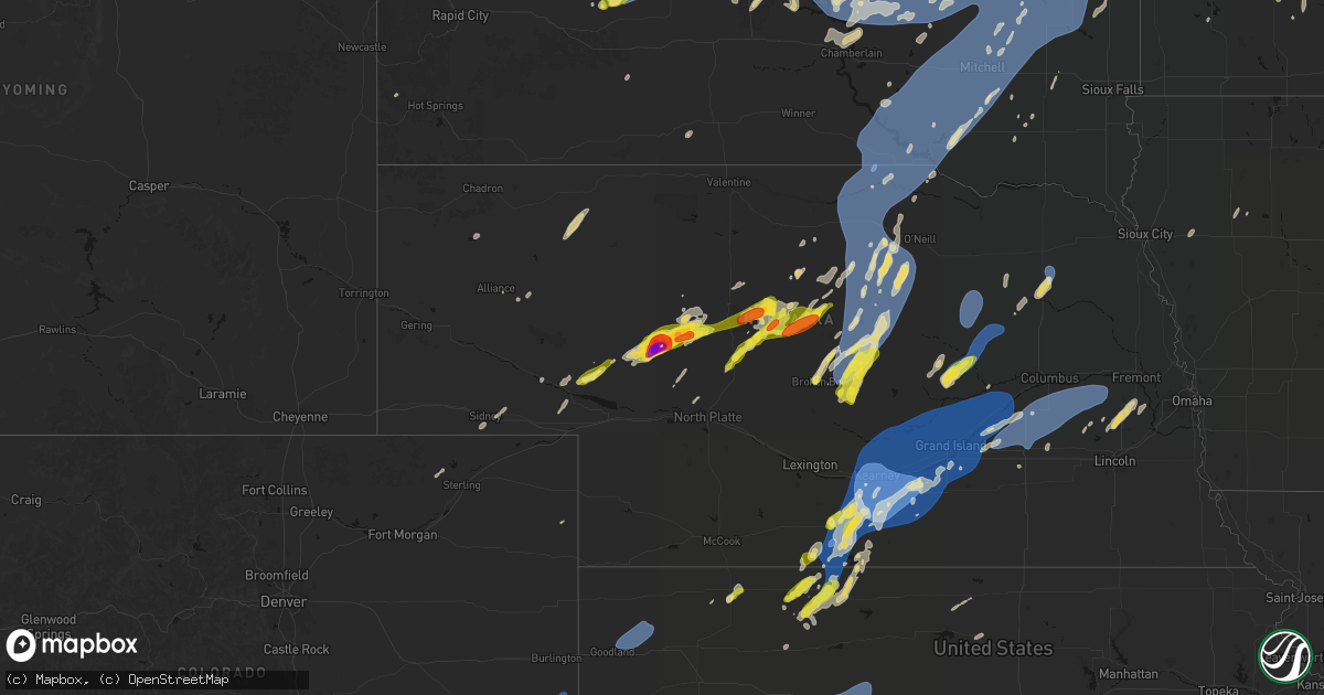 Hail Map on June 9, 2026 - HailTrace