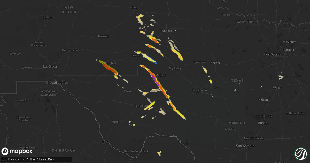 Hail Map on June 10, 2024 - HailTrace