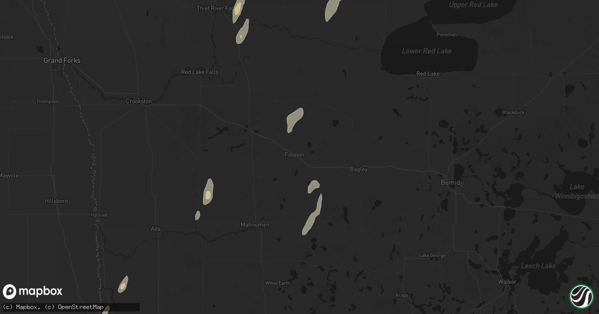 Hail Map in Fosston, MN on June 10, 2026 - HailTrace