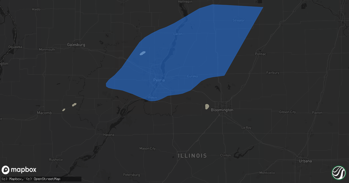 Hail Map in Morton, IL on June 10, 2026 - HailTrace