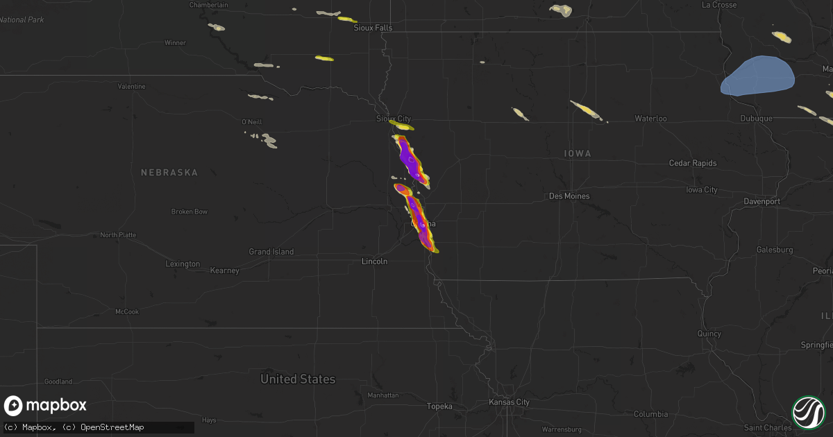 Hail Map on June 12, 2024 - HailTrace