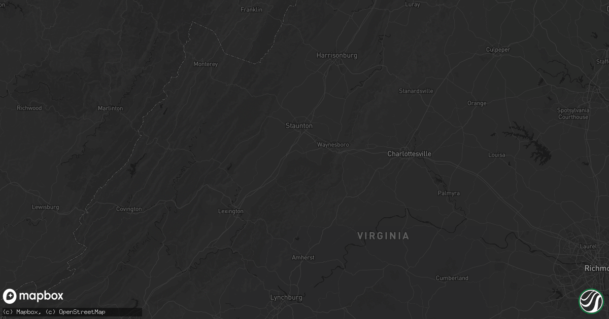 Hail Map in Stuarts Draft, VA on June 12, 2026 - HailTrace