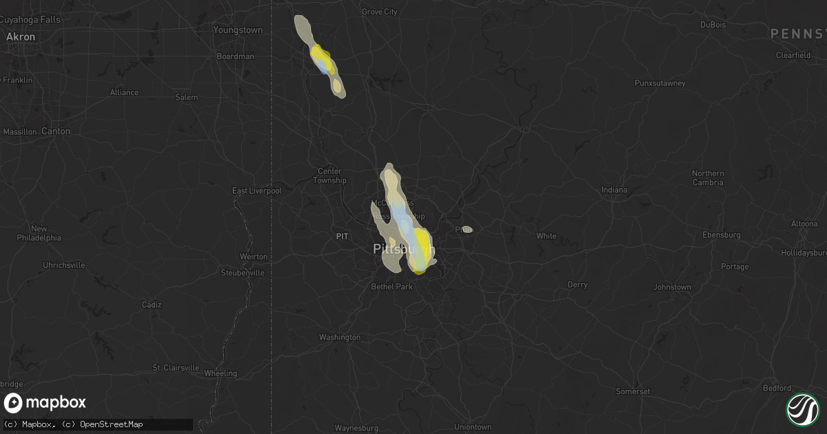 Hail Map in Glenshaw, PA on June 13, 2021 - HailTrace