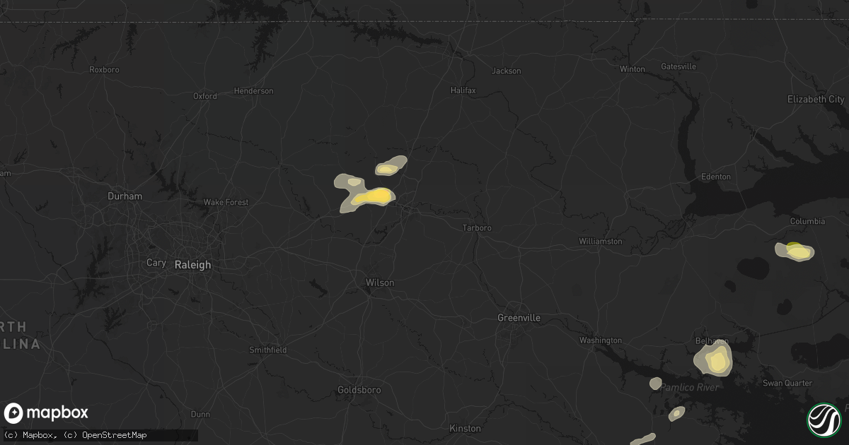 Hail Map in Rocky Mount, NC on June 14, 2026 - HailTrace