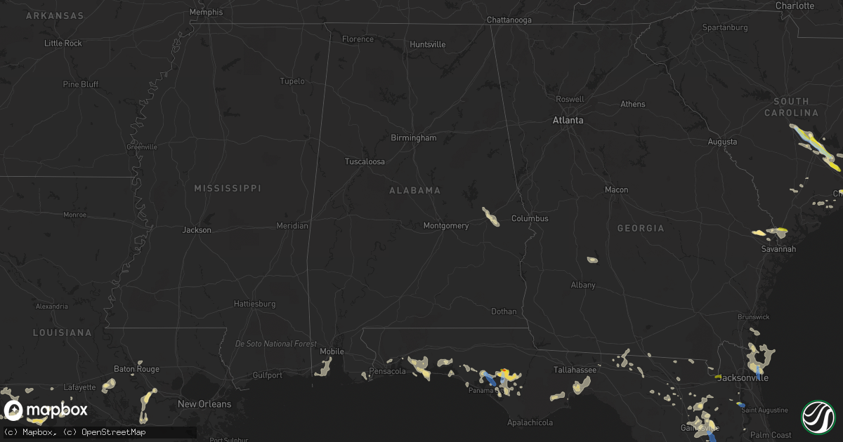 Hail Map in Alabama on June 15, 2021 - HailTrace