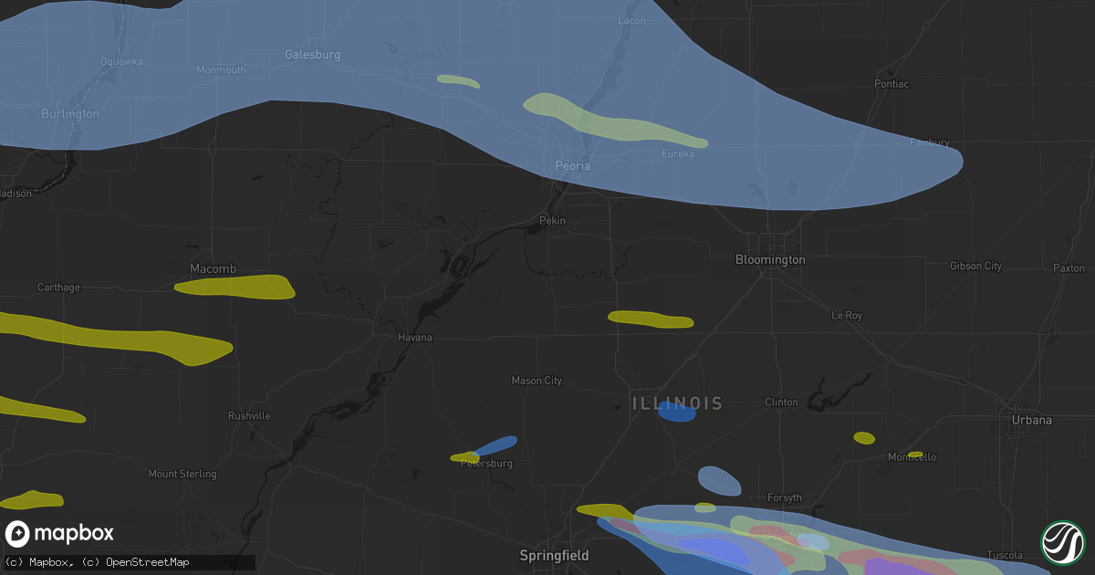 Hail Map in Green Valley, IL on June 17, 2026 - HailTrace